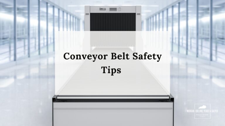 Conveyor Belt Safety Tips | Morgan, Collins, Yeast & Salyer